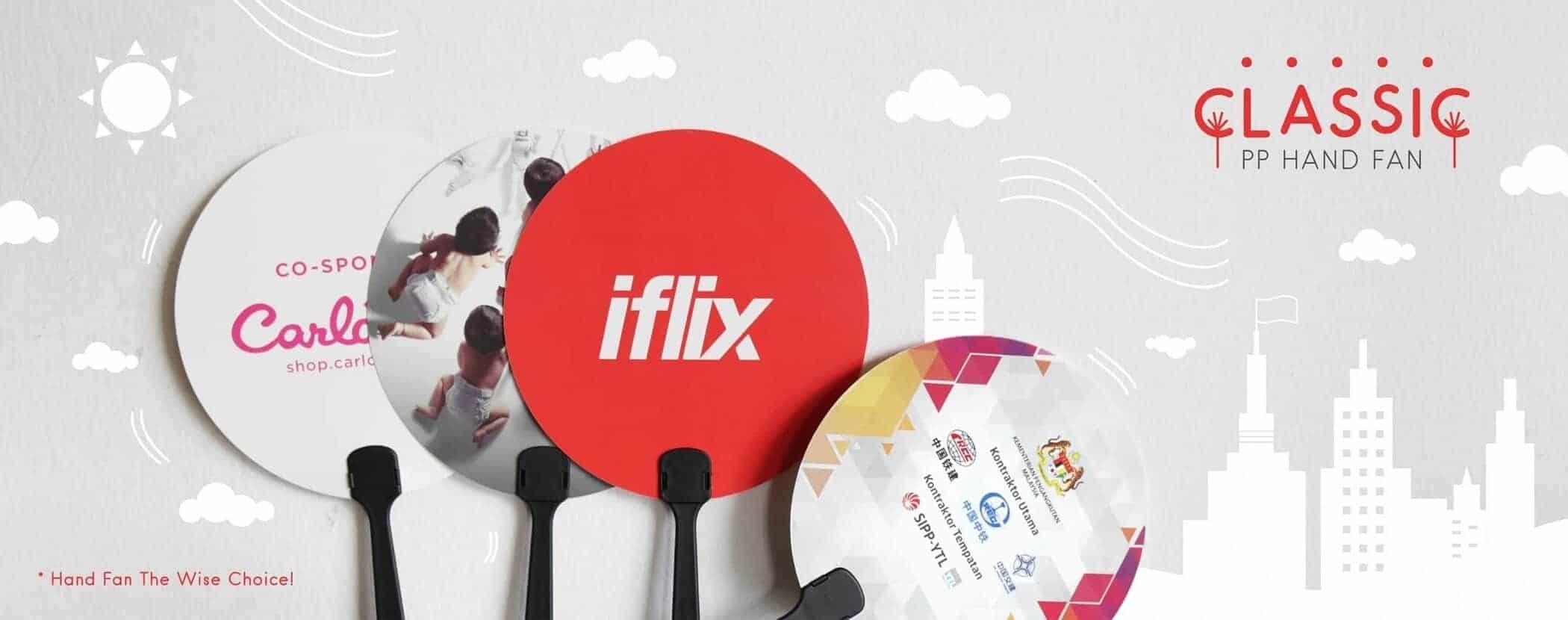 Custom Printing PP Hand Fan Supplier and Wholesaler